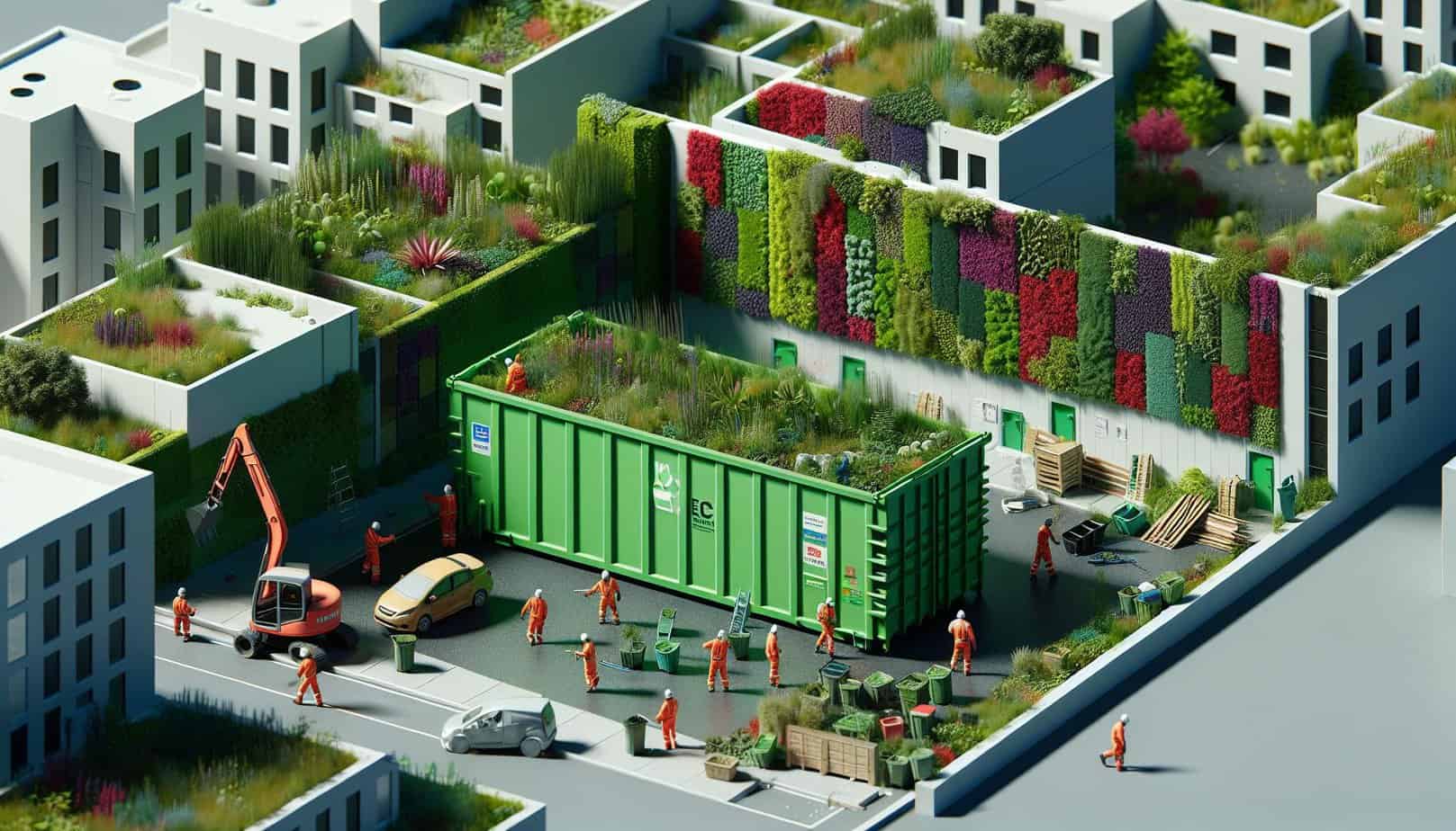Eco-Friendly Wall Install: Tidy Up with Ultimate Dumpsters - Ultimate ...