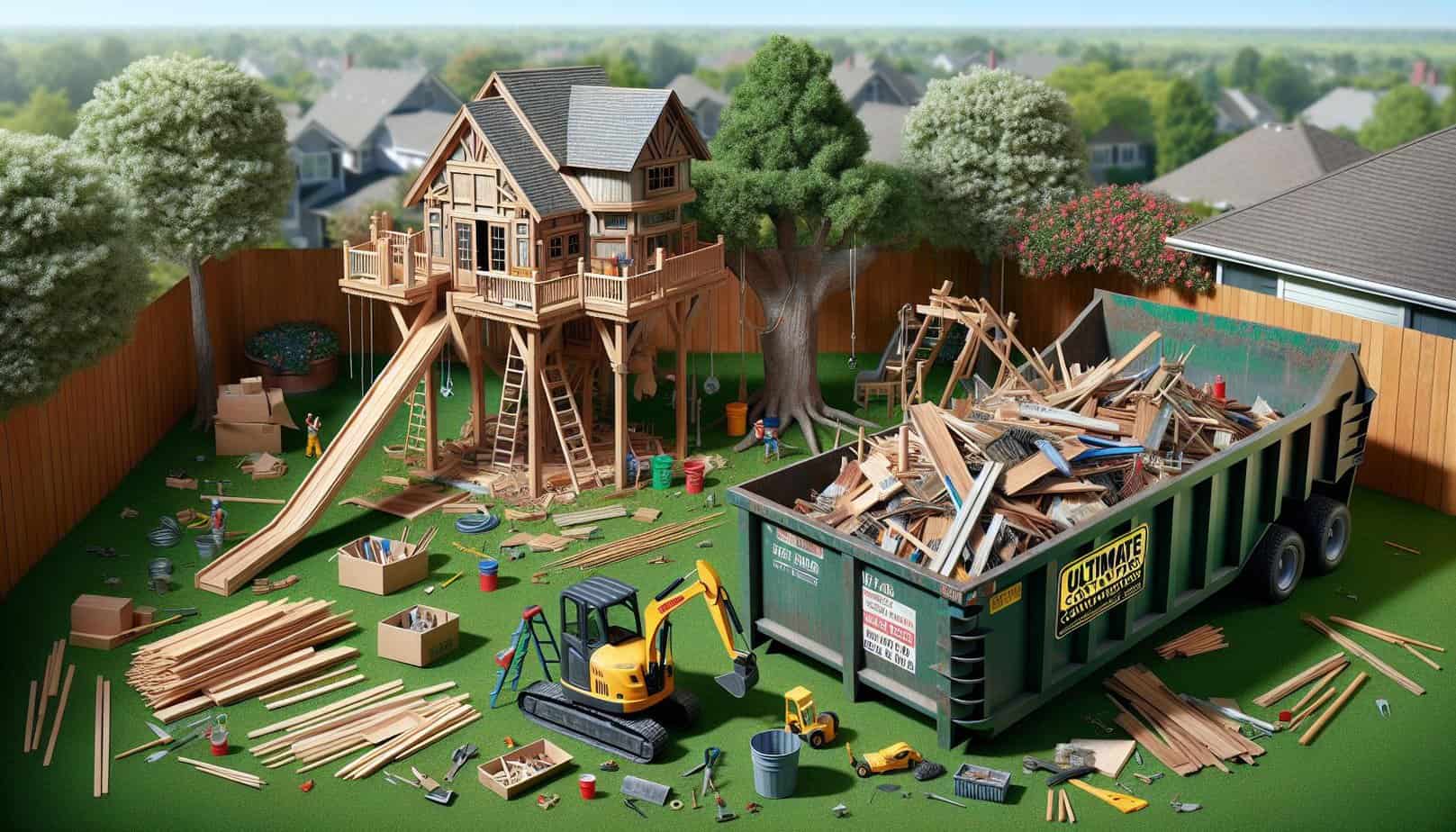 Build a Custom Treehouse: Neat Yards with Ultimate Dumpsters - Ultimate ...