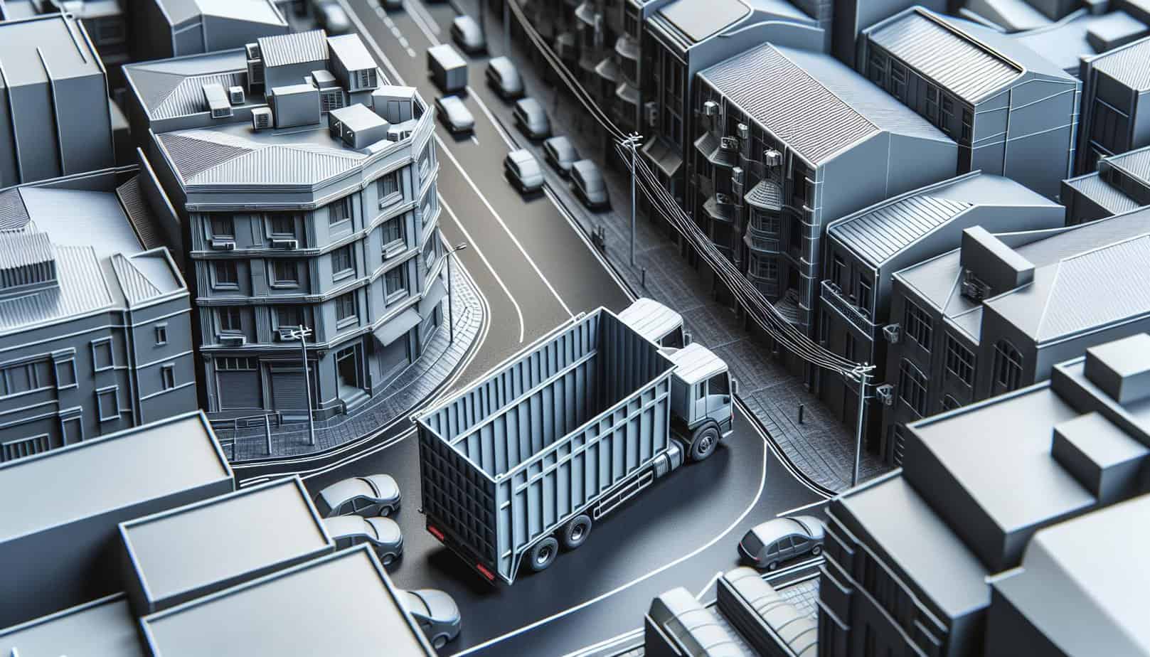 Navigating Tight Spaces Made Easy With Ultimate Dumpsters 20 Yard Trailer Dumpster Ultimate